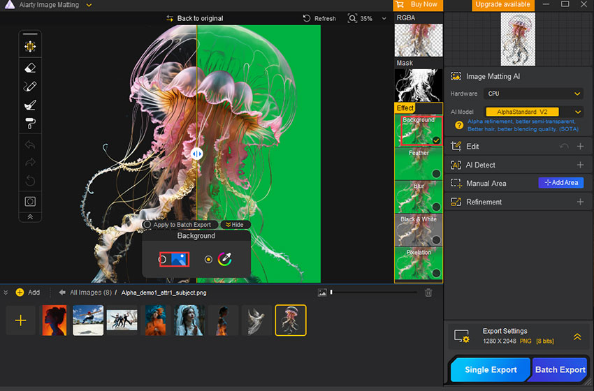 Aiarty Image Matting User Guide